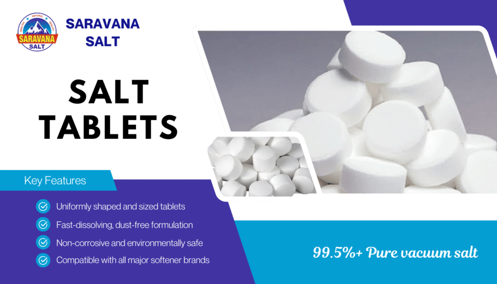 Salt Tablets Manufacturer in India | Saravana Salt